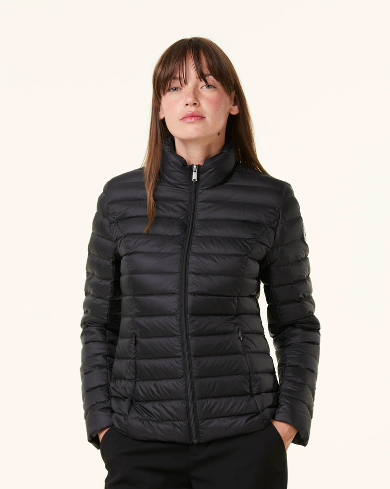 Black Cha lightweight padded jacket – JOTT