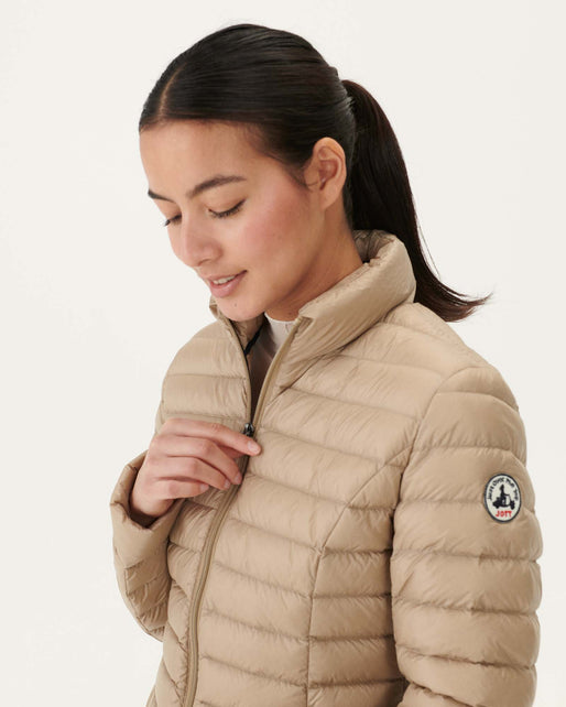 Light down jacket Beige Cha – JOTT